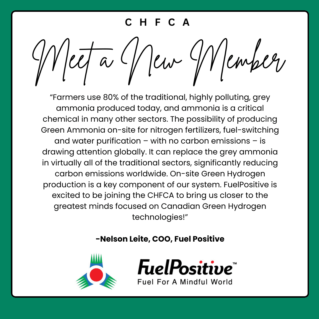 The CHFCA is delighted to welcome Fuel Positive as a new start-up ...